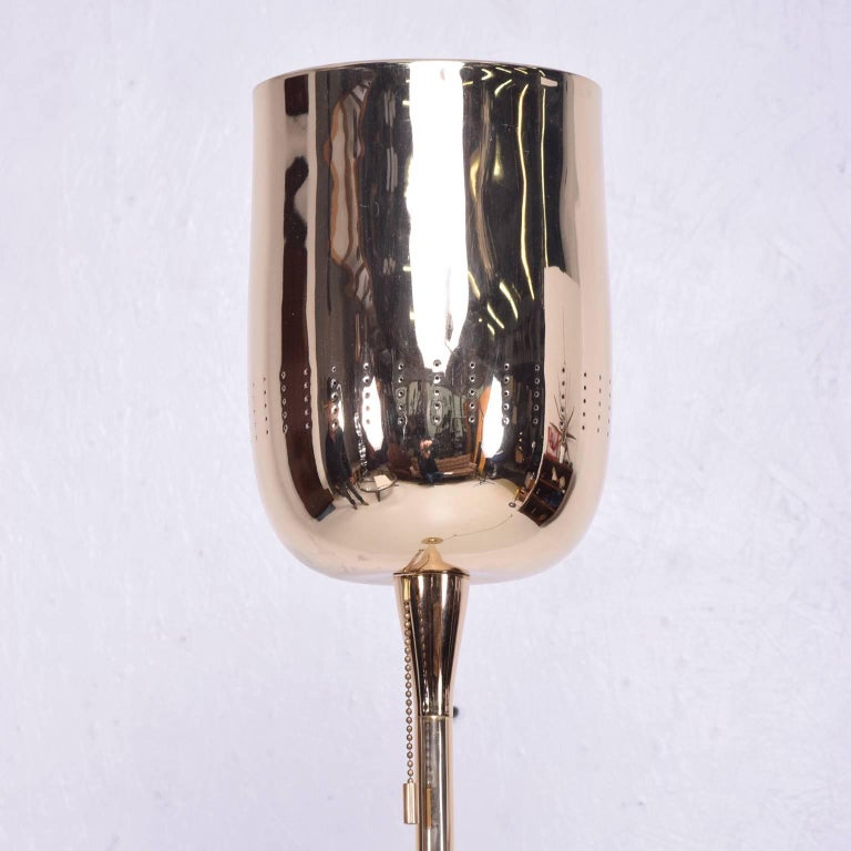 Brass Torchiere Mid-Century Modern Floor Lamp at 1stDibs