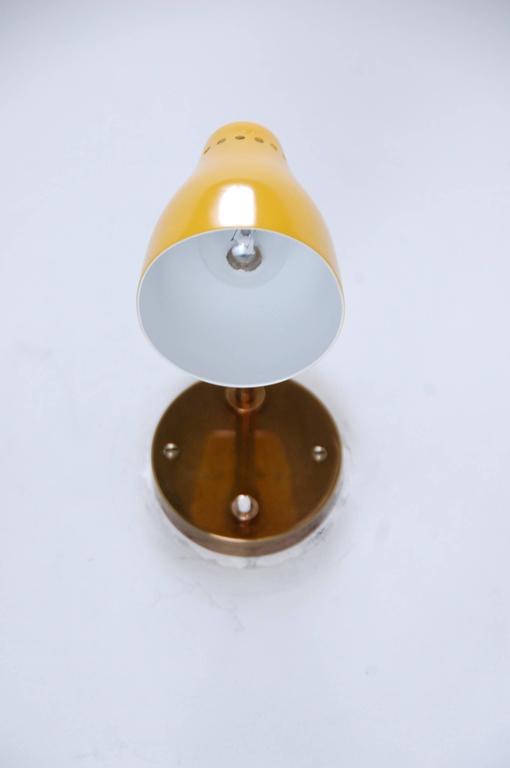 Yellow Italian 1950s Reading Lights at 1stDibs