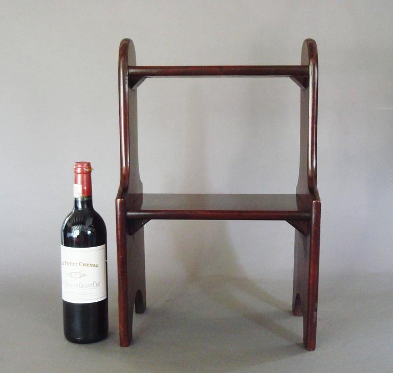 Regency Set of Mahogany Library Steps at 1stDibs
