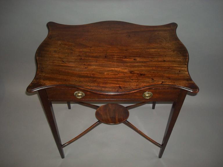 George III Mahogany Butterfly-Top Side Table in the Hepplewhite Manner ...