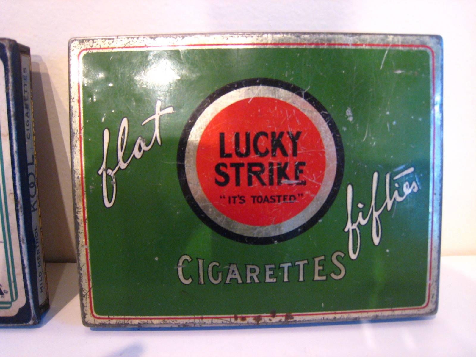 Collection of Vintage Cigarette Memorabilia For Sale at 1stDibs | lucky ...