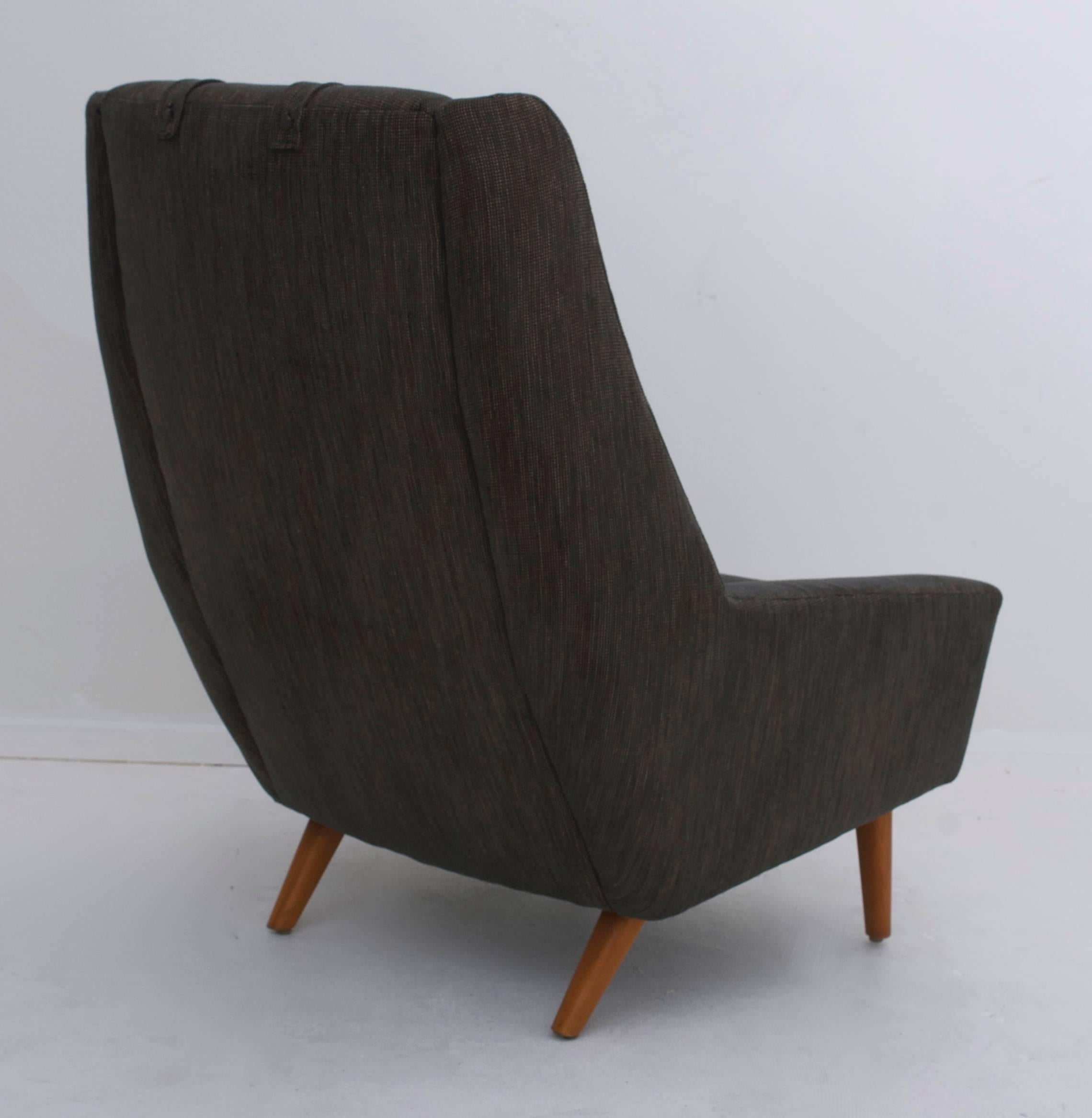 Scandinavian Modern High Back Lounge Chair at 1stDibs | scandinavian ...