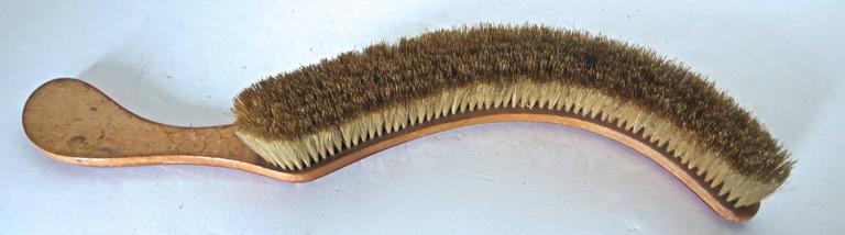 Scarlet Lacquered Brush, circa Early 18th Century at 1stDibs