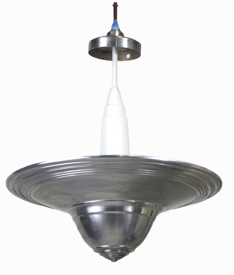 1950s Set of Four Aluminum 'Alzak" Pendant Lights, Paul Henningsen ...