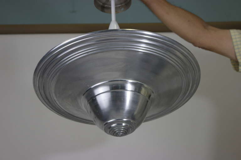 1950s Set of Four Aluminum 'Alzak" Pendant Lights, Paul Henningsen ...