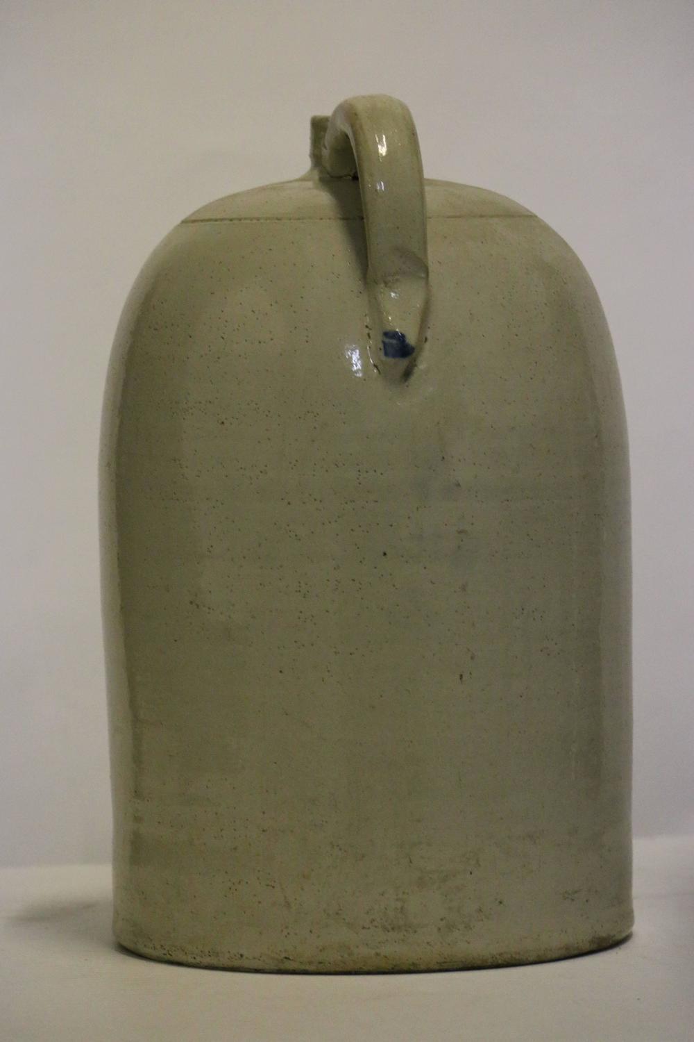 Large Early American #5 Pennsylvania Salt Glaze Jug Pottery For Sale at ...