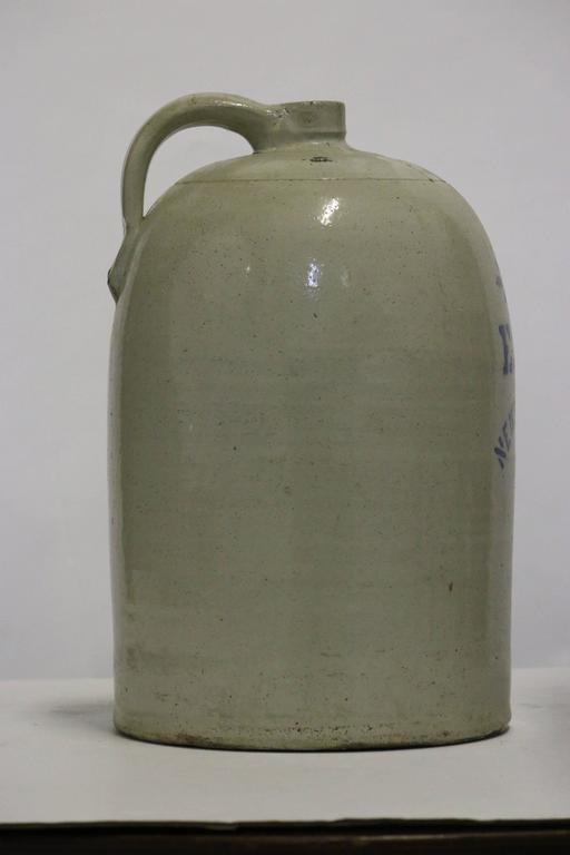 Large Early American #5 Pennsylvania Salt Glaze Jug Pottery For Sale at ...