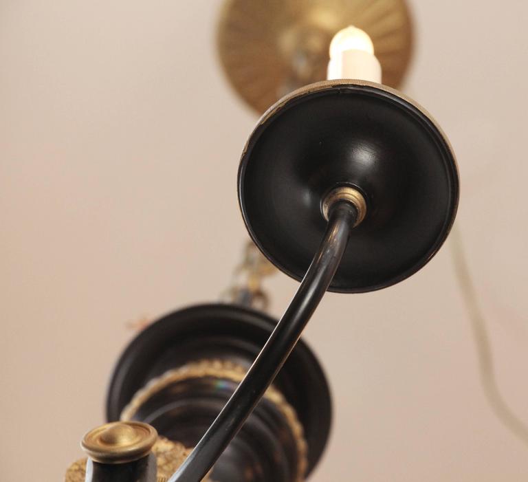 1910 Federal Style EF Caldwell Six-Light Chandelier with Figural Eagles ...