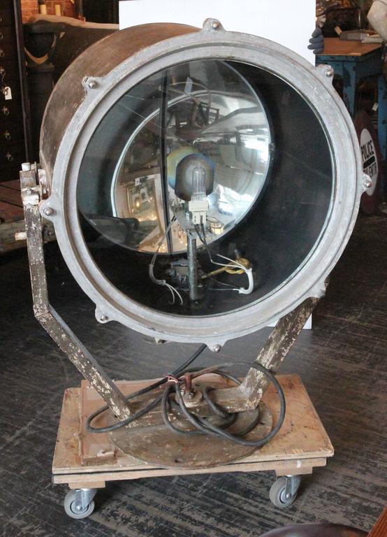 1960s Adjustable Steel Lighthouse Spotlight For Sale at 1stDibs