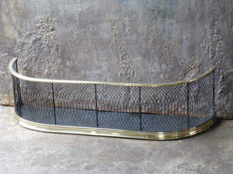 19th Century Brass Fireplace Guard, Fire Guard at 1stDibs | brass fire ...