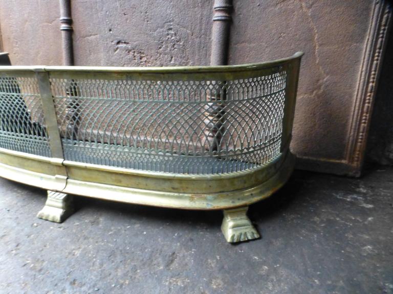 19th Century English Fireplace Fender, Fire Fender at 1stDibs