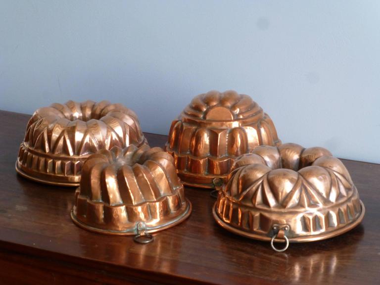 19th Century Polished Copper Molds at 1stDibs