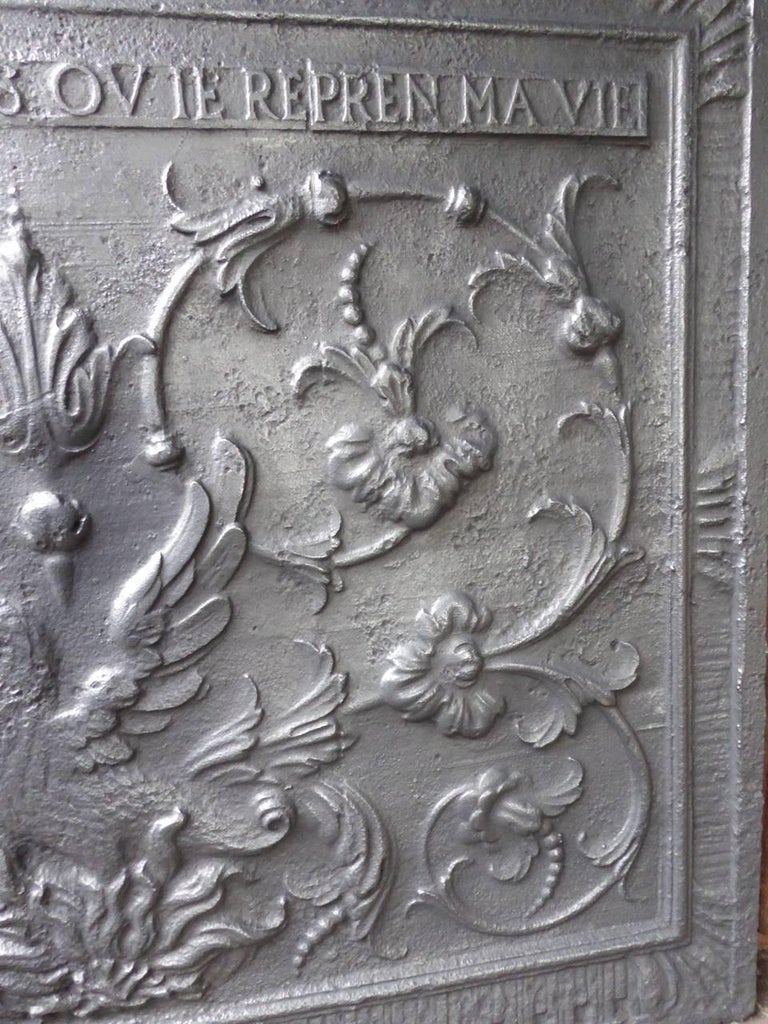 17th-18th Century French 'Phoenix' Fireback at 1stDibs