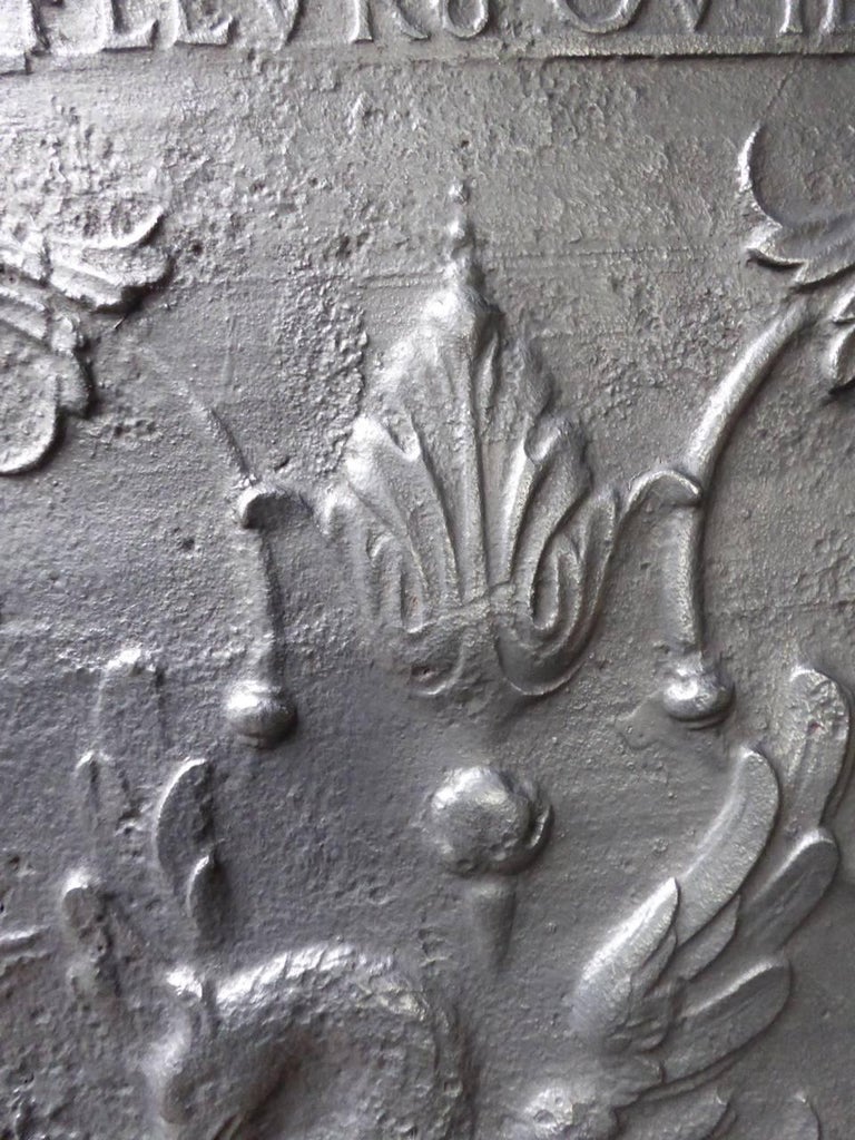 17th-18th Century French 'Phoenix' Fireback at 1stDibs