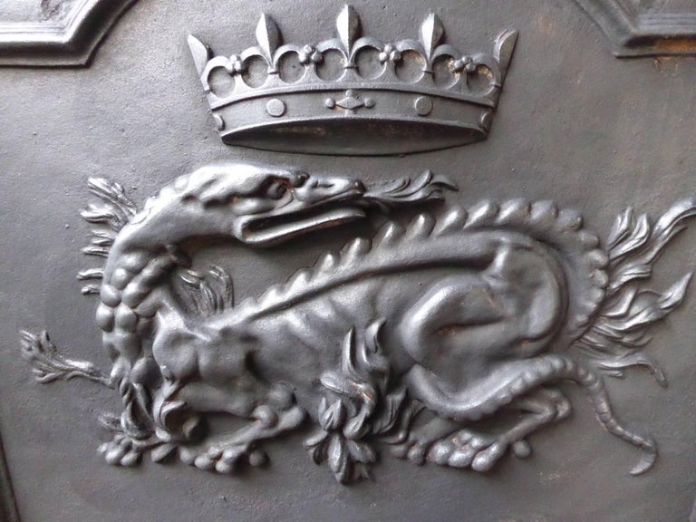 French 'Salamander' Fireback at 1stDibs | salamander in french