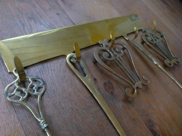 Antique Dutch Fireplace Tool Set, Fire Tools For Sale at 1stDibs ...