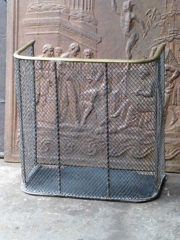 19th Century English Fire Guard, Fireplace Guard at 1stDibs