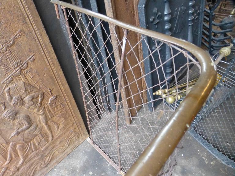 19th Century Victorian Fireplace Guard, Fire Guard For Sale at 1stDibs