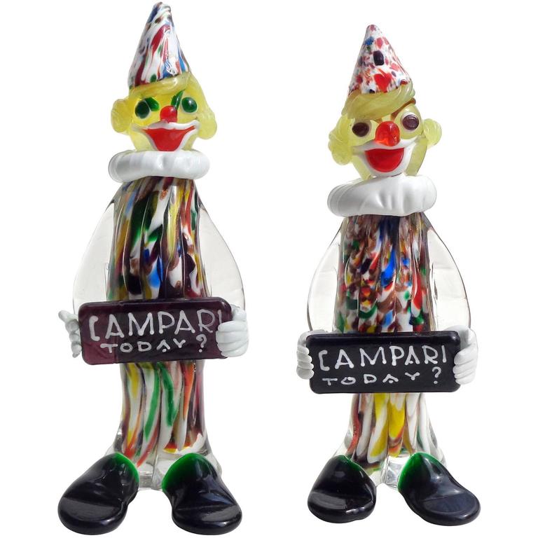 Murano Glass Clown, Italy, 1950s For Sale at 1stdibs