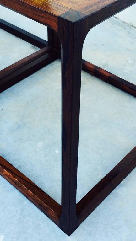 Pair of Rosewood Cube Cocktail Tables, circa 1960 at 1stDibs