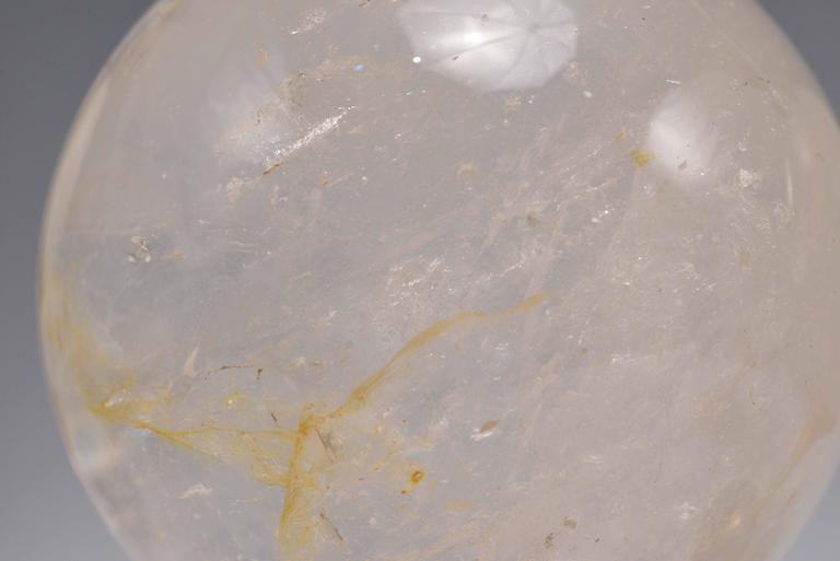 Group of Three Rock Crystal Balls For Sale at 1stDibs