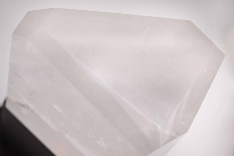 Pair of Contemporary Rock Crystal Table Lights at 1stDibs