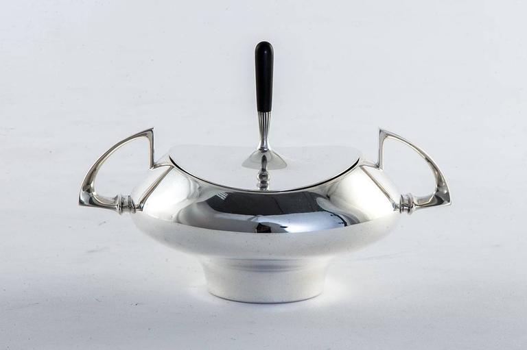 Donald Colflesh "Circa 70" Tea and Coffee Service, Sterling and Ebony ...