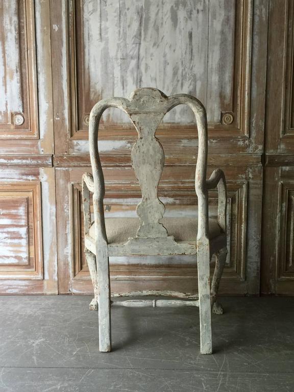 Swedish Rococo Period Chair at 1stDibs