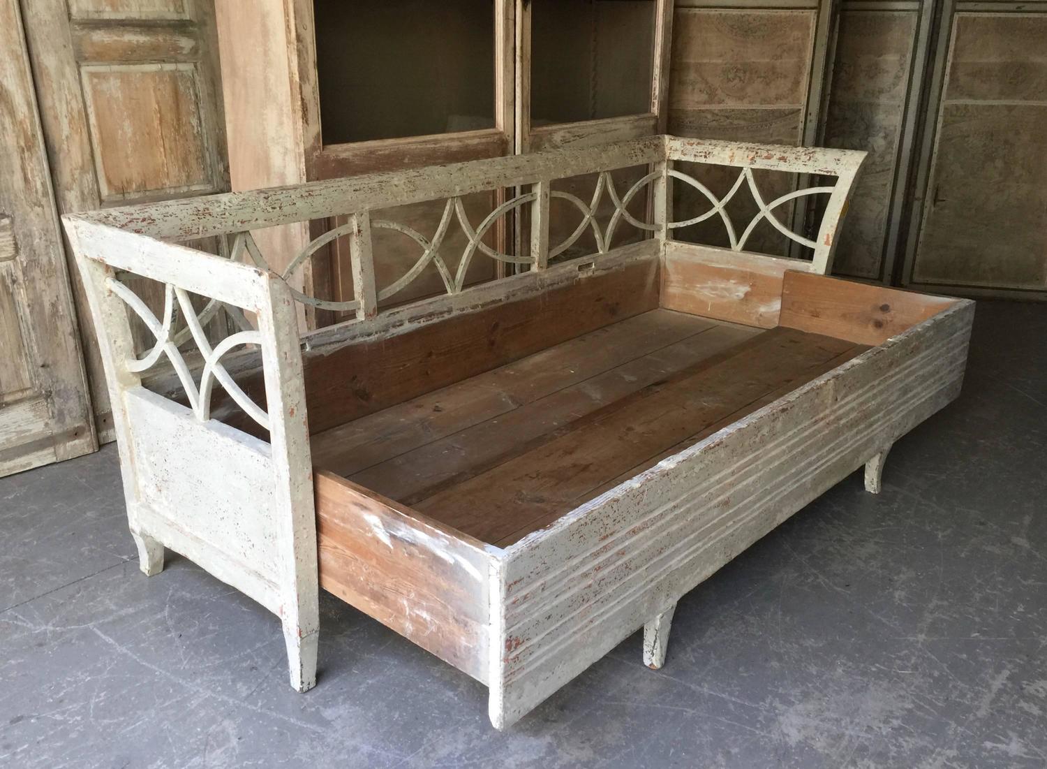 Swedish Gustavian Sofa Bed at 1stdibs