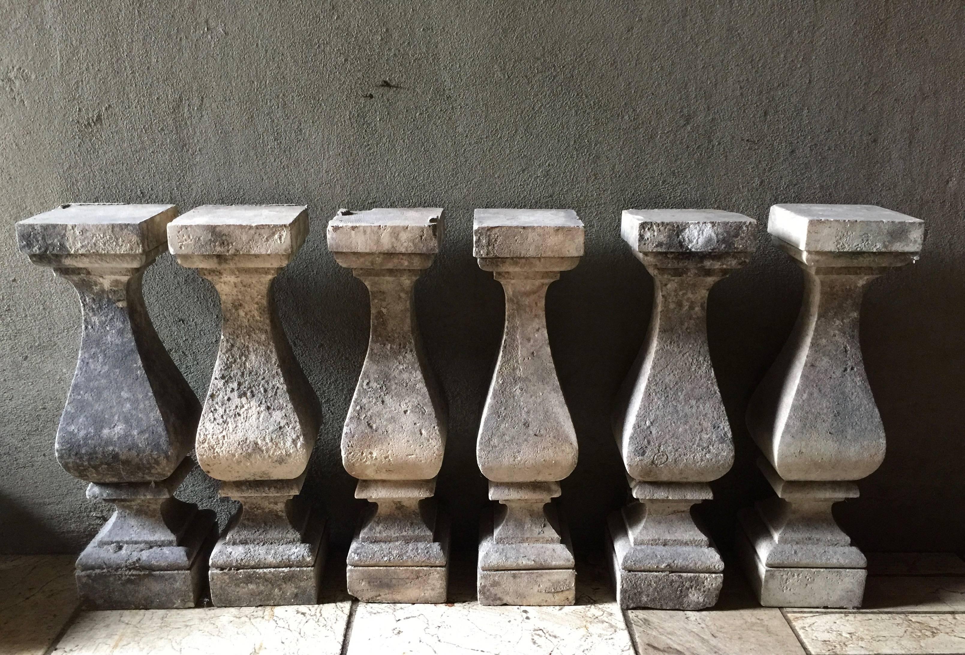 Set of Six French Antique Balusters at 1stDibs | antique balusters for ...