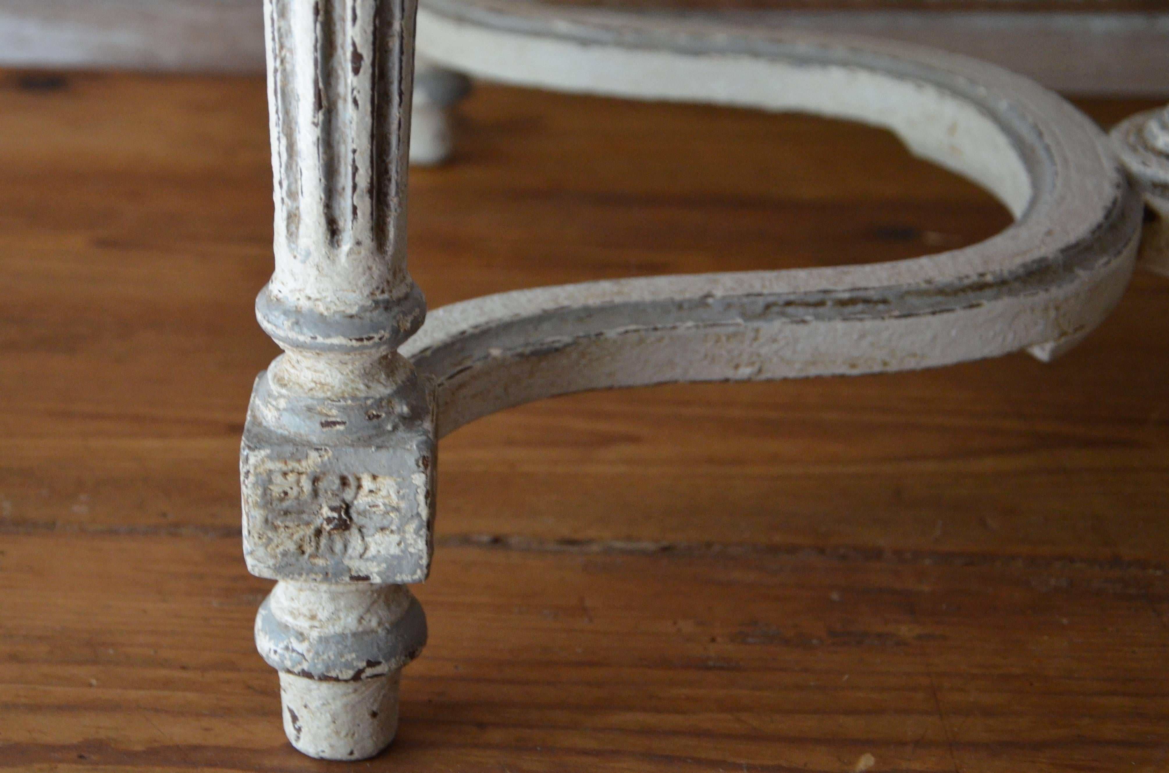 French LXVI Style Small Bench at 1stDibs | small french bench