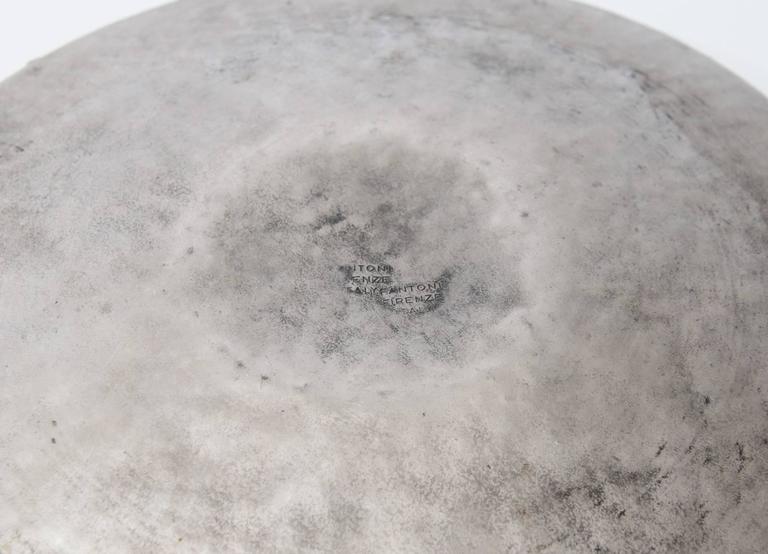 Torch Cut and Hammered Shallow Metal Bowl by Marcello Fantoni For Sale ...