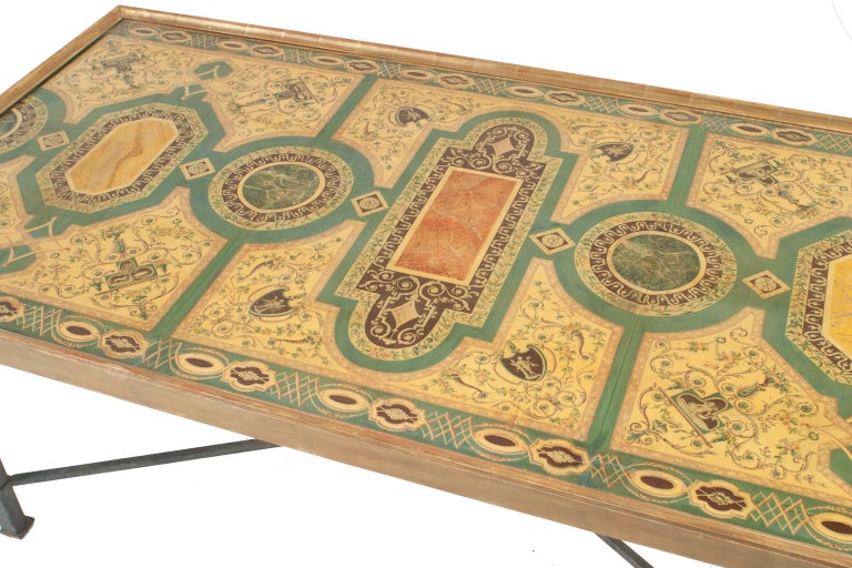 Italian Roman Neoclassic Coffee Table For Sale at 1stDibs