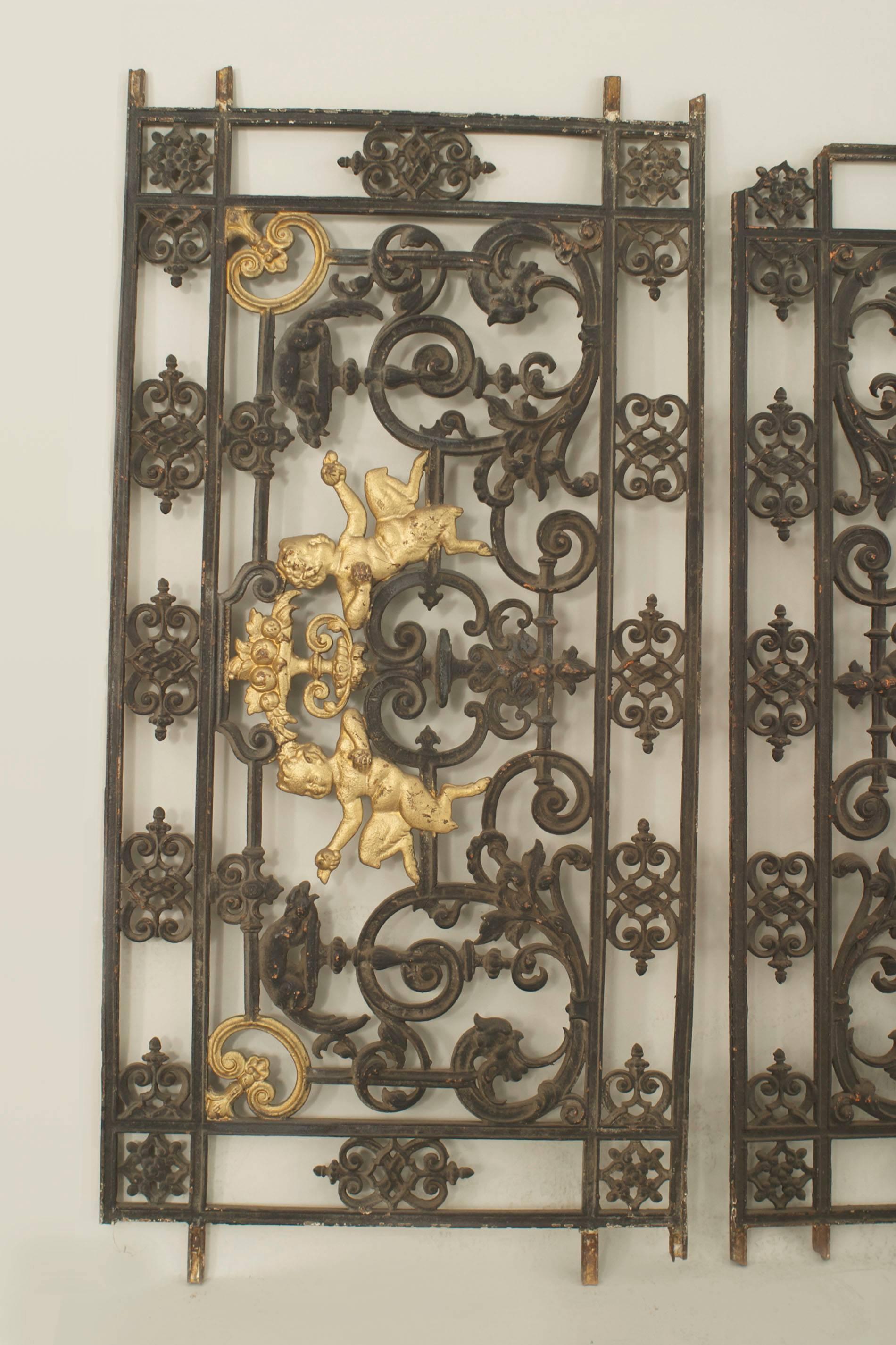 Four 19th Century Italian Neoclassical Style Low Iron Railings at ...