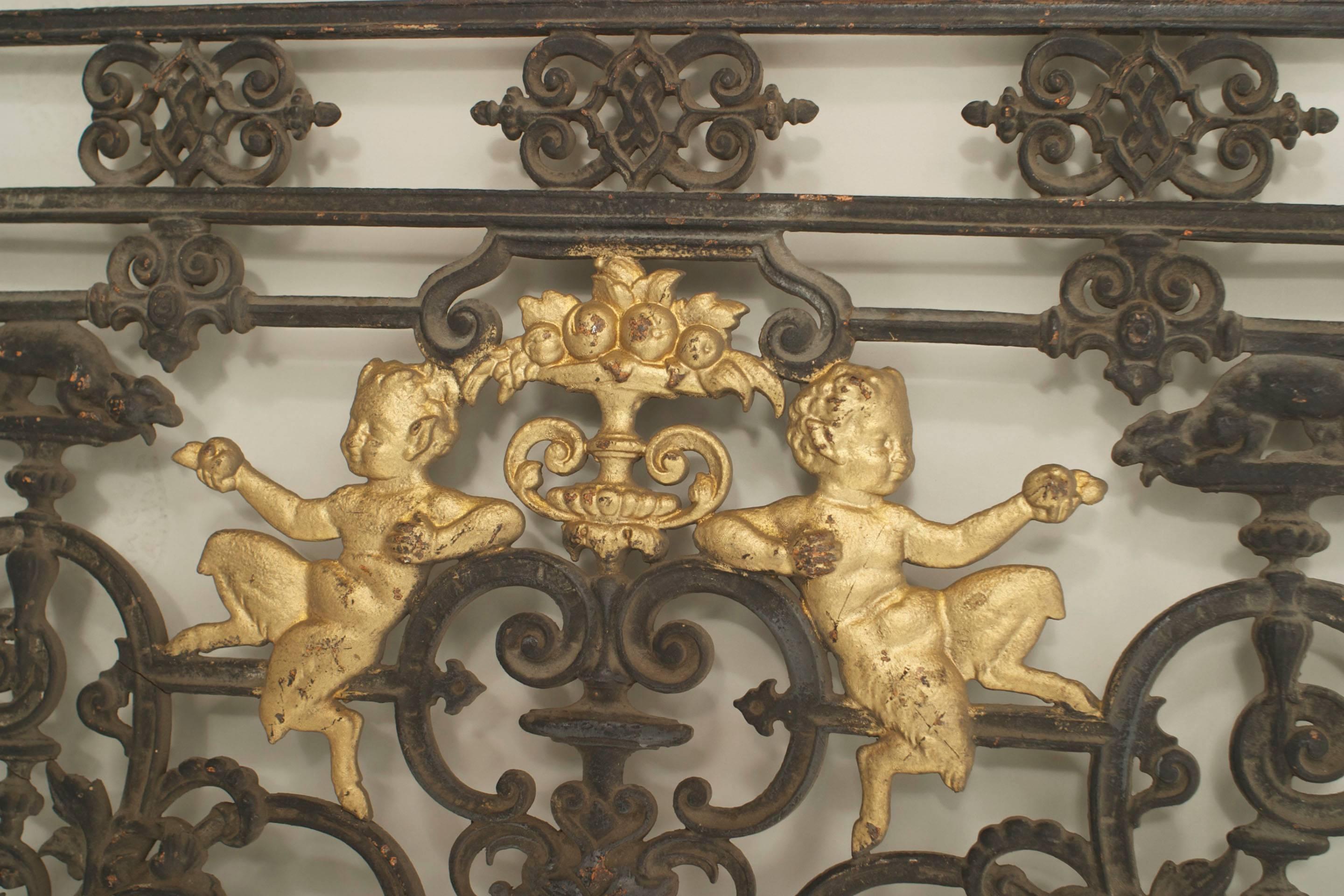 Four 19th Century Italian Neoclassical Style Low Iron Railings at ...