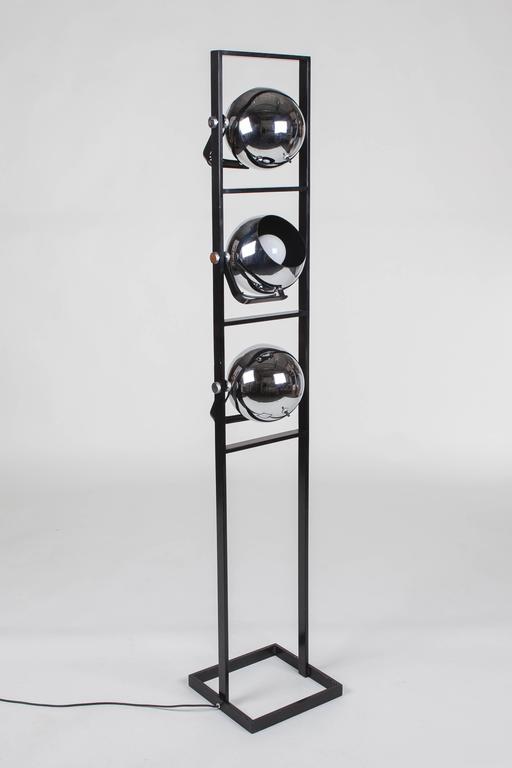 Fully Adjustable, Three Head Italian Floor Lamp at 1stDibs
