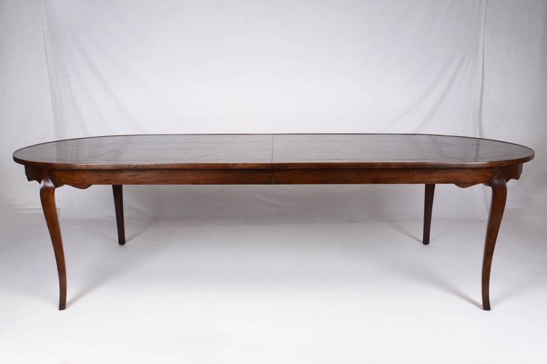 Vintage Italian Inlaid Dining Room Table at 1stDibs