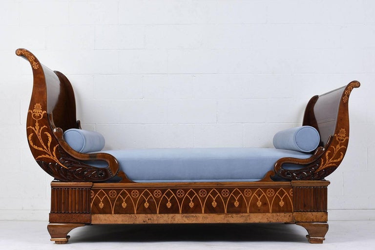 19th Century French Empire Sleigh Daybed at 1stDibs
