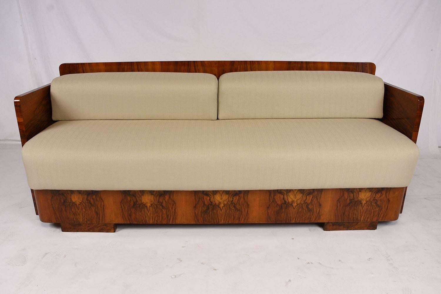 French Art Deco Style Sofa Bed at 1stDibs | art deco sofa bed, french ...