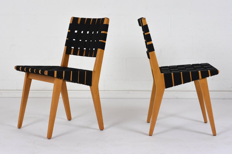 Set of Four Mid-Century Modern Klaus Grabe-Style Dining Chairs at 1stDibs