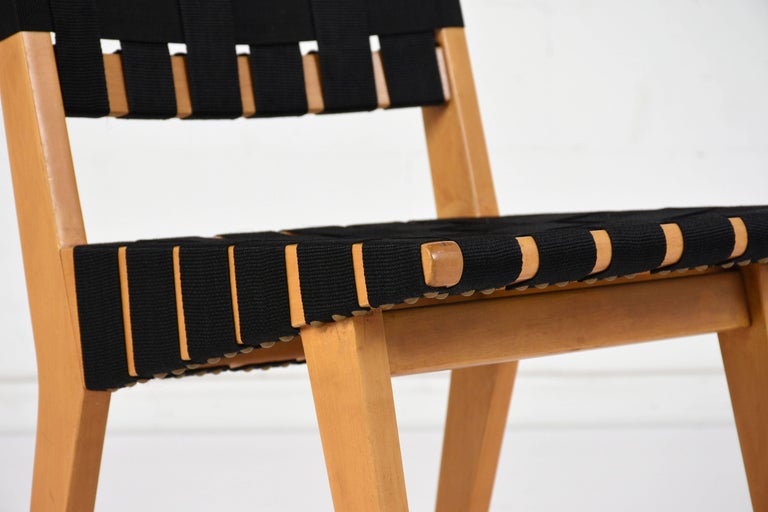 Set of Four Mid-Century Modern Klaus Grabe-Style Dining Chairs at 1stDibs