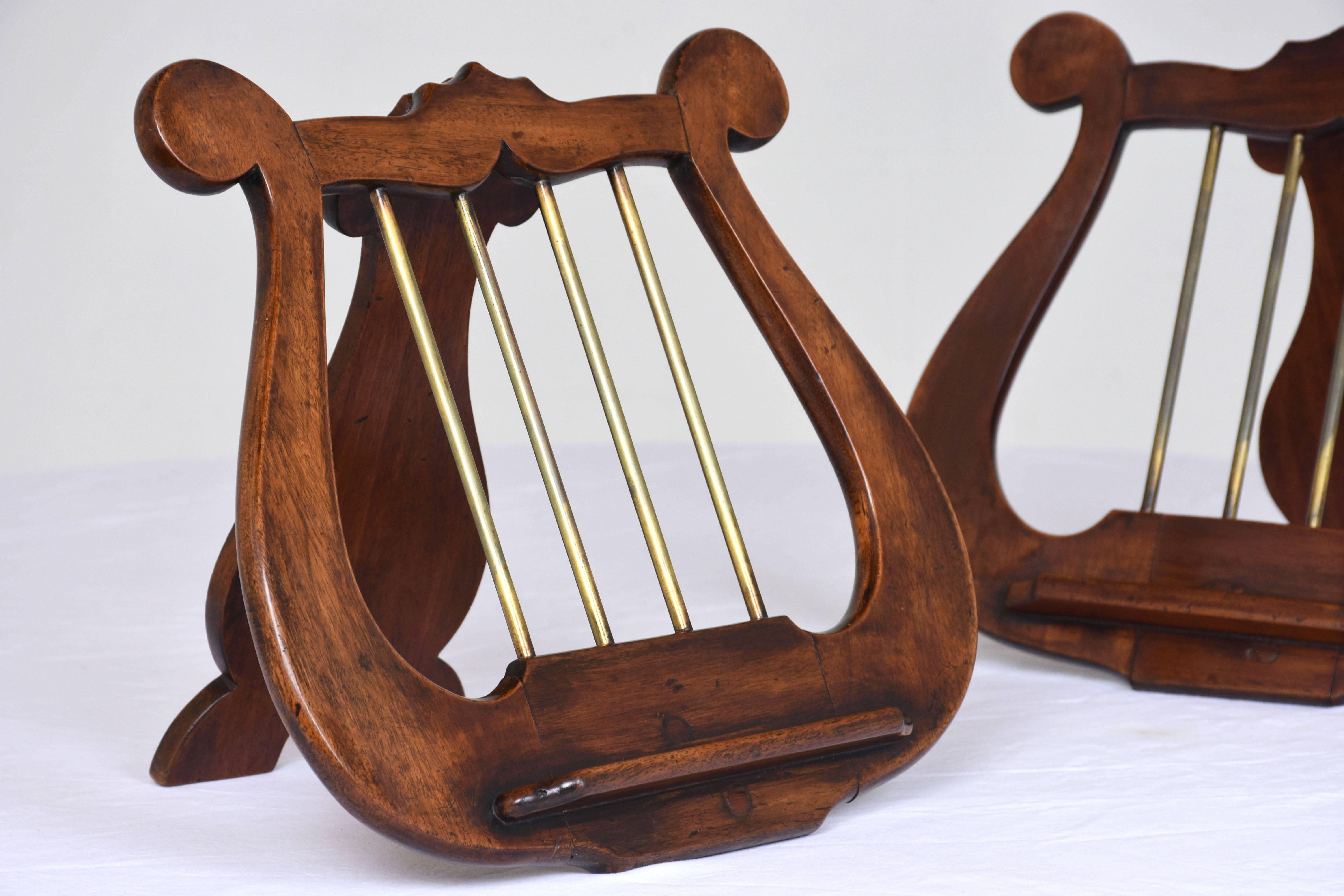Pair of Antique English Lyre Music Stands at 1stDibs | antique lyre ...