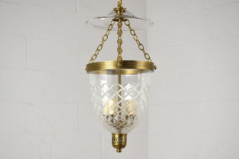Contemporary Regency-Style Pendant Light For Sale at 1stDibs