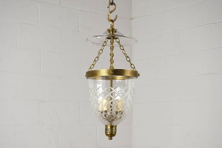 Contemporary Regency-Style Pendant Light For Sale at 1stDibs