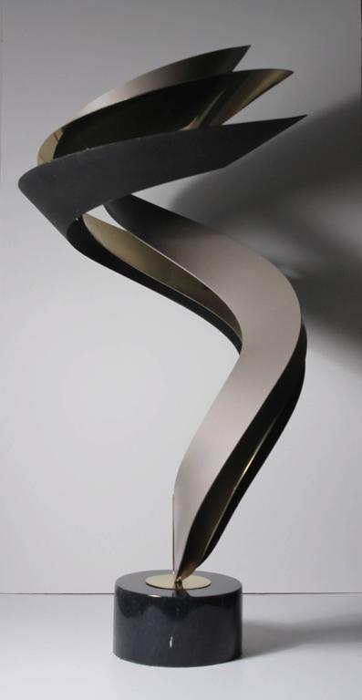 Elegant Curtis Jere Table Art Sculpture For Sale at 1stDibs