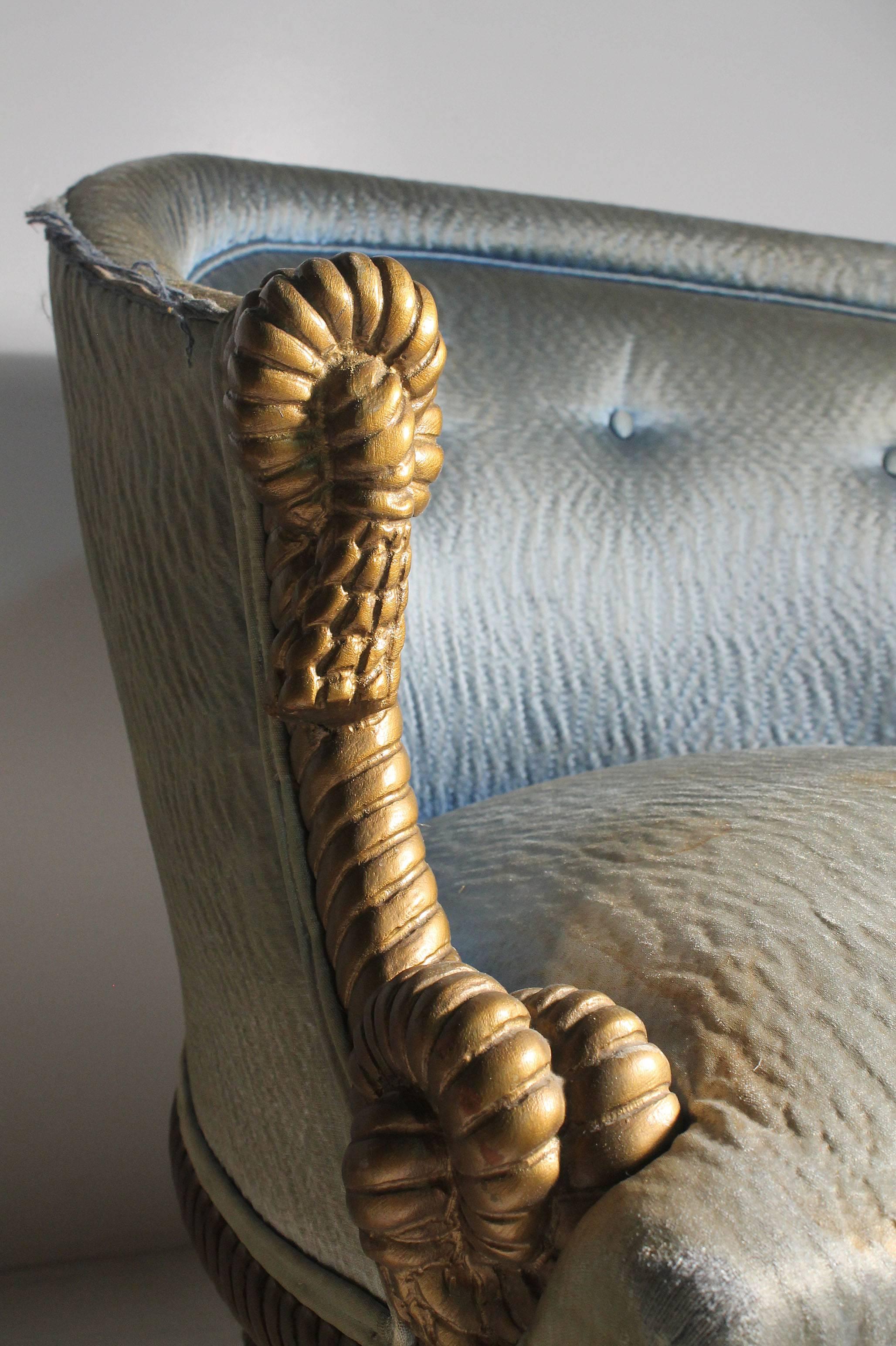 Pair of Vintage Rope and Tassel Lounge Chairs at 1stDibs | vintage rope ...