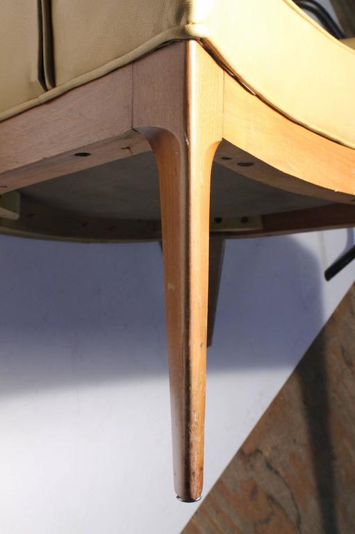 Pair of Swank Designer Low Vintage Lounge Chairs by Erwin Lambeth For ...