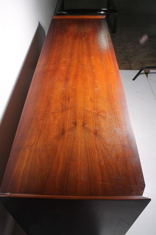 Lane Sideboard Cabinet Brutalist Period in style of Milo Baughman For ...