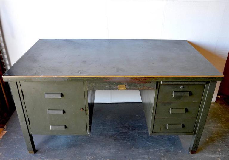 Allsteel General Fireproof Desk Nathan at 1stDibs