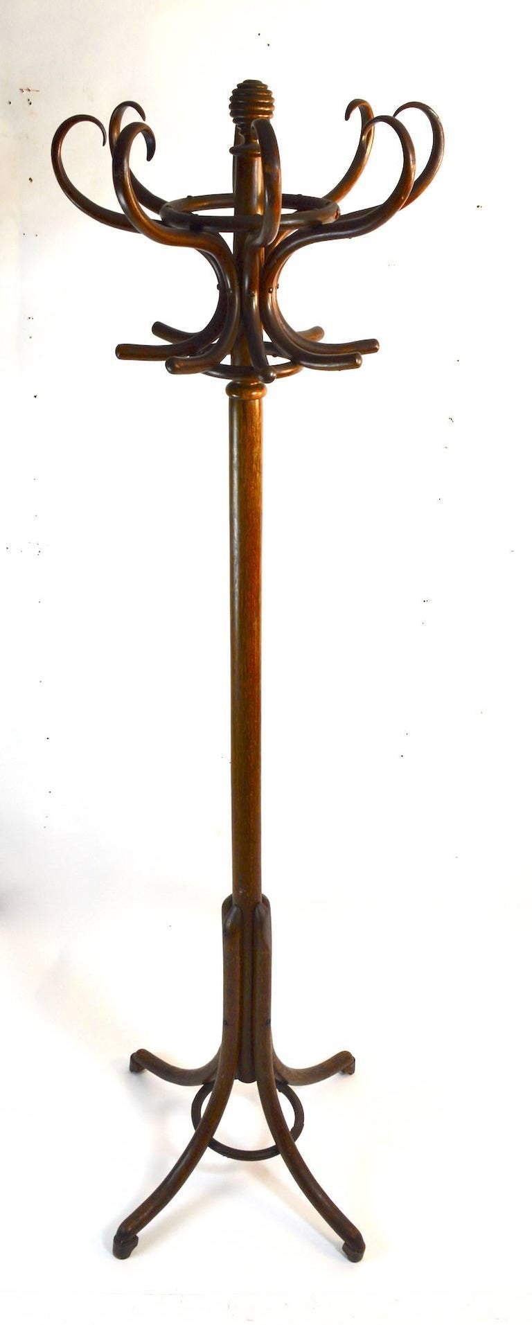 Bentwood Coat Stand Attributed to Thonet at 1stDibs